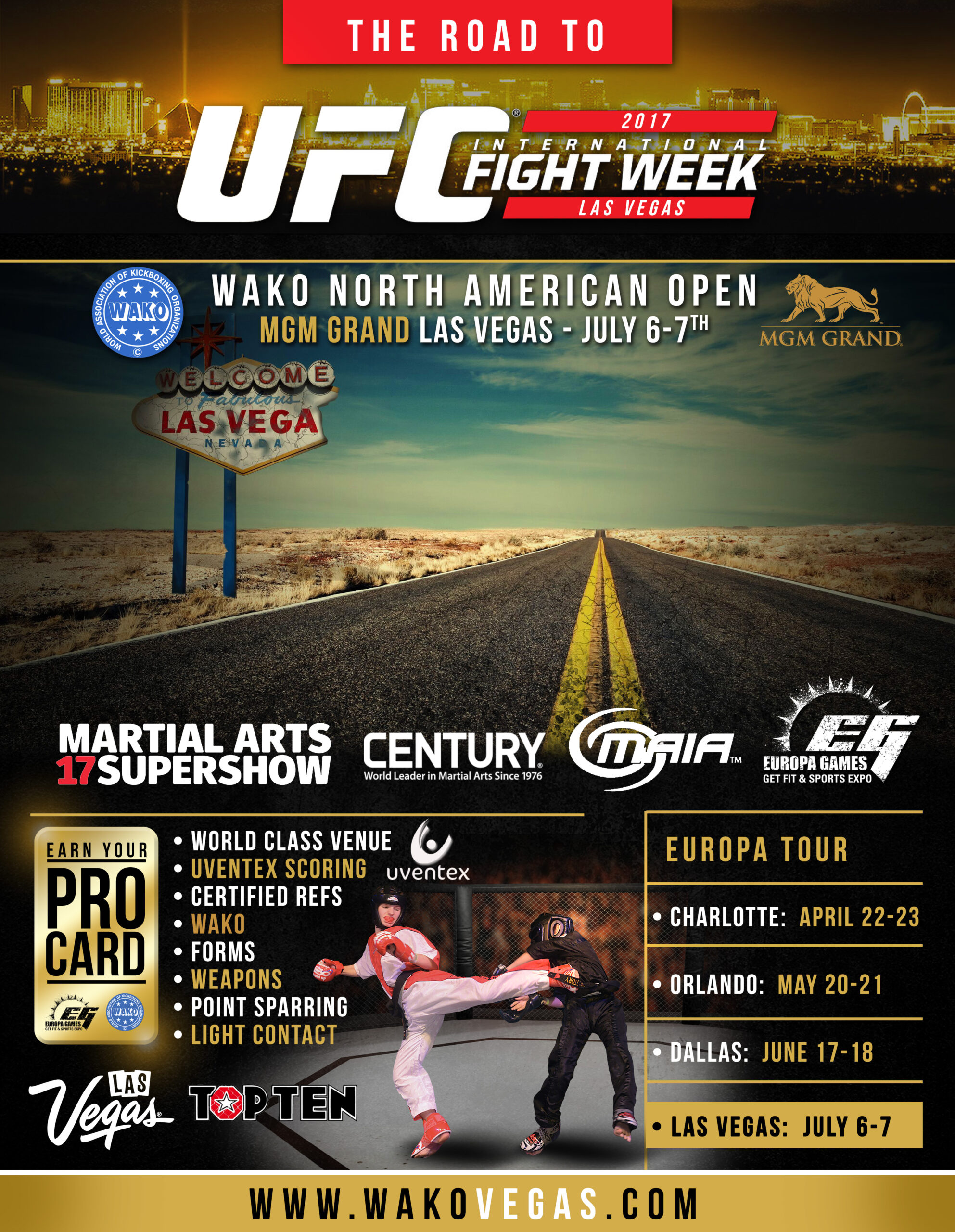 Wako Vegas North American Open @ Supershow